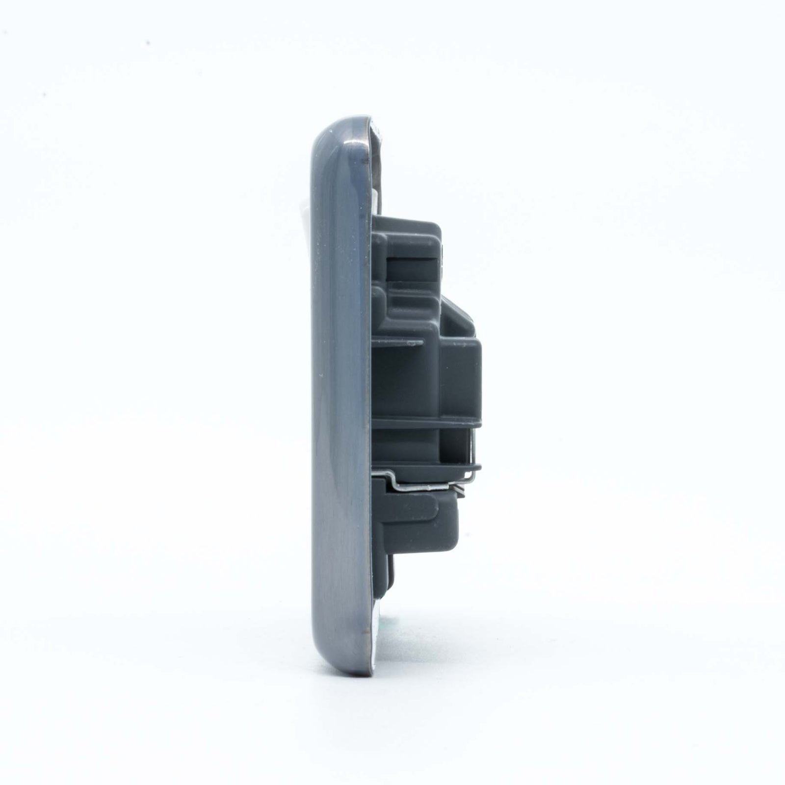 MK Albany Plus K2948BRC 13A Twin Switch Socket Outlet in Brushed Chrom