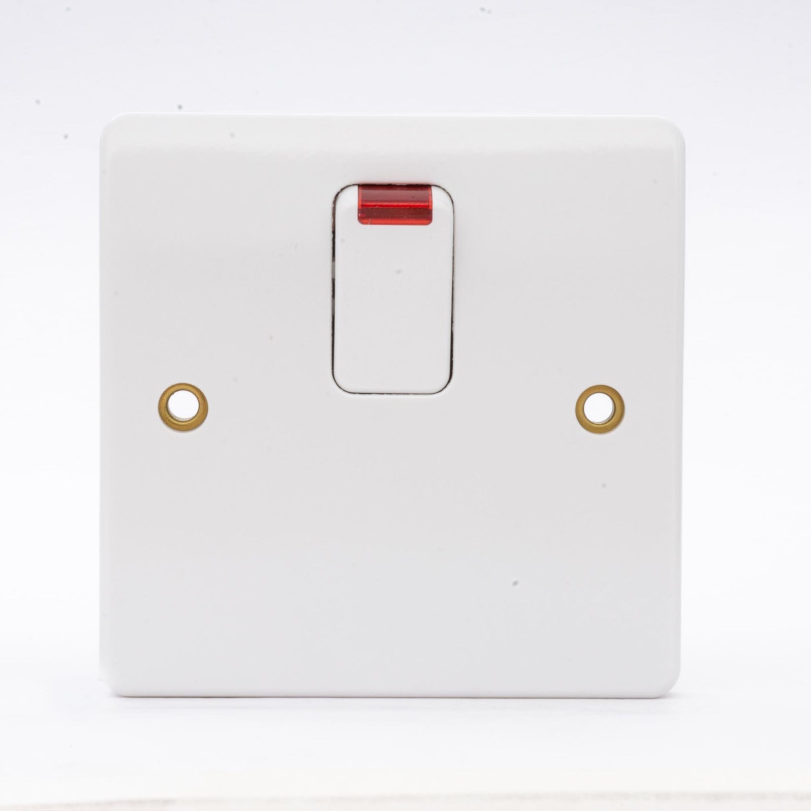 MK Logic Plus K5423WHI, 20A Double Pole Switch With Flex Outlet in Bas
