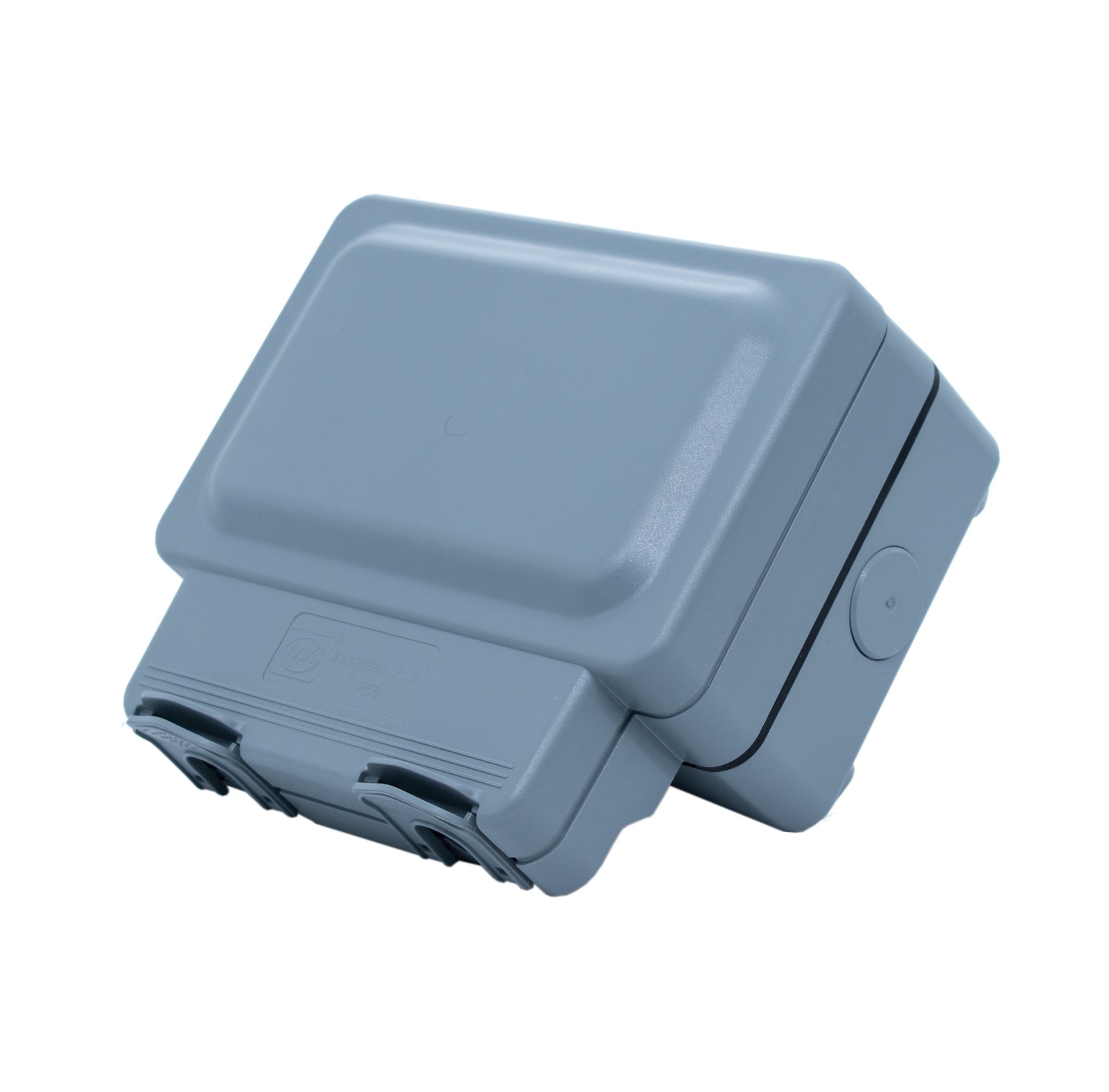 MK Masterseal K56482GRY, 13A Weatherproof Twin Switch Socket